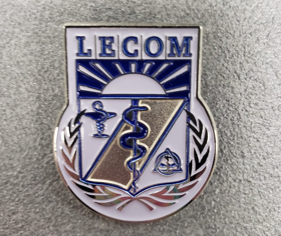 Shield Lapel Pin – LECOM Bookstore